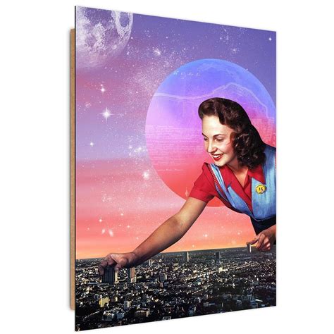 Tableau Bois Municipal Puzzle 50 X 70 Cm Leroy Merlin