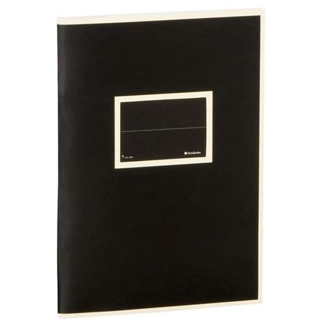 Exercise Book A5 Lined Black