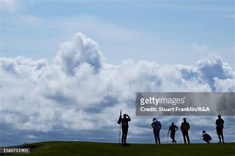 Rory Mcilroy Of Northern Ireland Lines Up A Putt On The 17th Hole