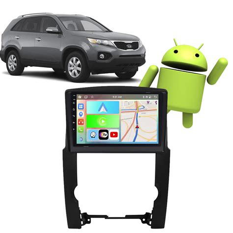 Kit Multimídia Kia Sportage 2006 2012 9 Carplay Android Auto Ecarshop