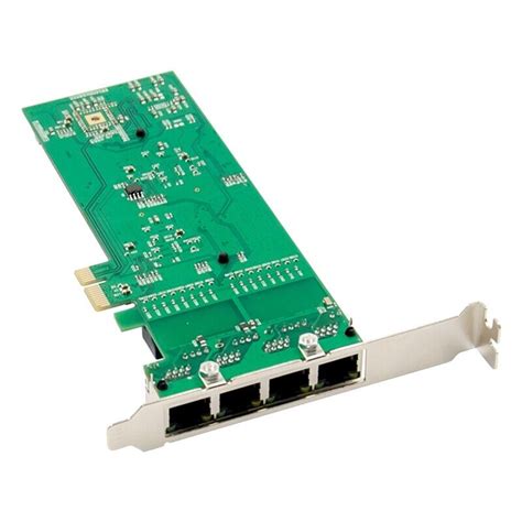 Pci E 4 Port Rj45 Server 1x Pcie X1 82576 Chip 10 100 1000mbps Lan Quad