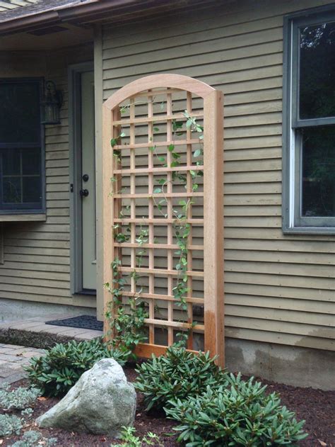 Custom Cedar Trellis Muros De Jardin Jardines Muros