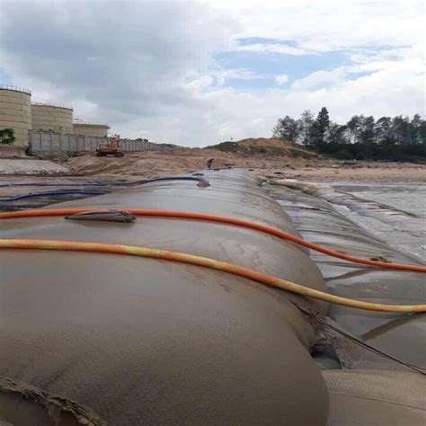 efficient geotube for coastal and dams erosion control china