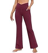 Amazon Heathyoga Women S Yoga Pants With Pockets For Women Bootcut