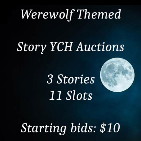 Werewolf Themed Story Ych Auctions On Fa — Weasyl