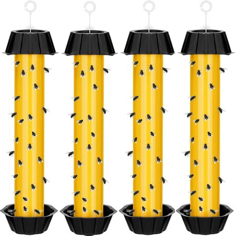 Qualirey Fly Traps For Indoor Outdoor Hanging Fruit Fly