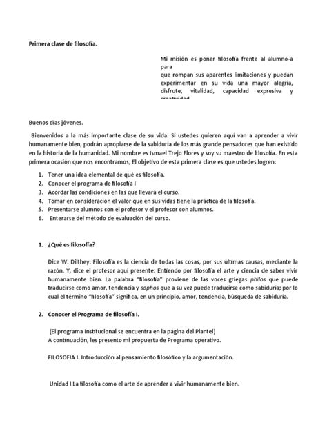 Clase De Filosofia Descargar Gratis Pdf Pensamiento Crítico