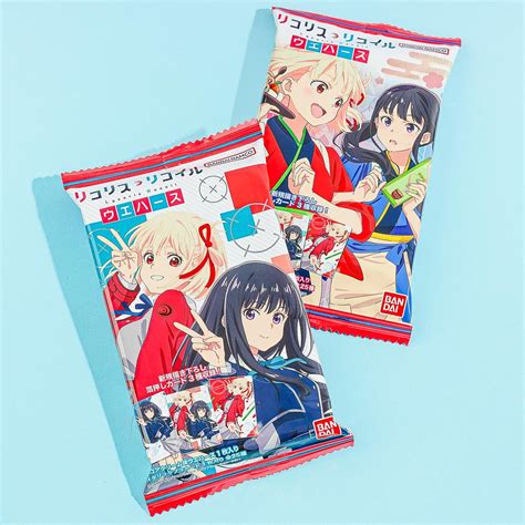 Lycoris Recoil Wafer And Card Japan Candy Store