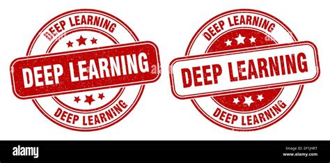 Deep Learning Stamp Deep Learning Sign Round Grunge Label Stock Vector Image Art Alamy