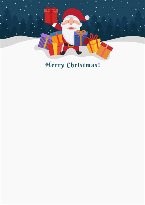 Santa Claus Letterhead Printable