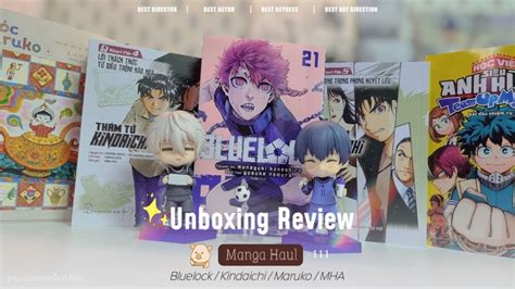 🐽[4k] Unboxing Manga Haul Bluelock 21 Maruko 4 Kindaichi Sf 4 5 Mha Team Up Mission