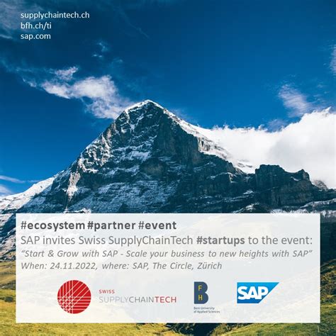 Ecosystem Partner Event With Sap 241122 Swiss Supplychaintech