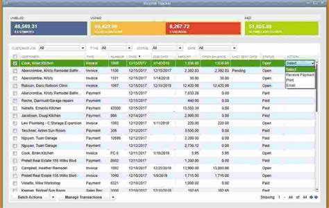 Quickbooks Expense Report Template