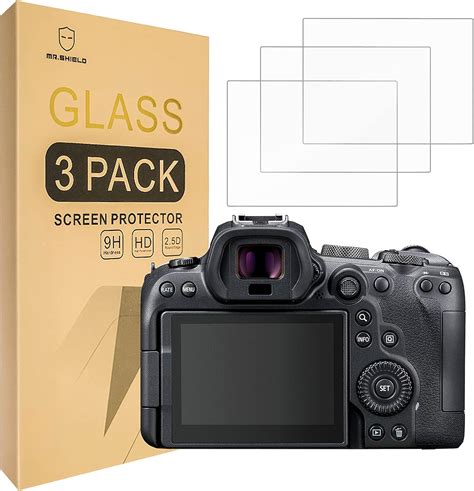 Mr Shield Screen Protector For Canon Eos R6 R6ii Mark Ii R7 Camera [tempered Glass] [9h Hardness