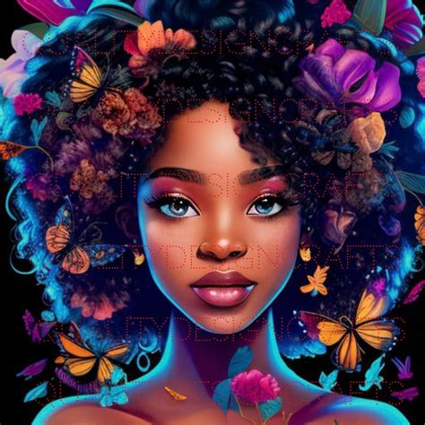 Beautiful Black Girl Magic Melanin Black Woman Png Afro Fashion Girl