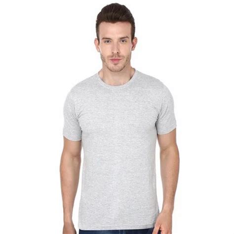 Plain Cotton Men Half Sleeve Round Neck T Shirt At Rs 145 In Vasai