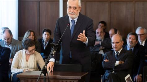 Griñán Pide Suspender Su Condena De Seis Años De Cárcel Presentando Un