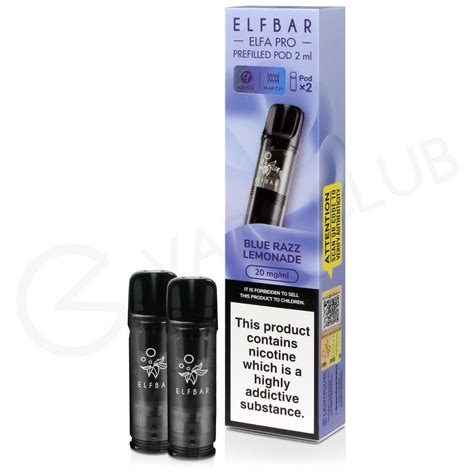 Blue Razz Lemonade Elf Bar Elfa Pro Pod 2 Pack