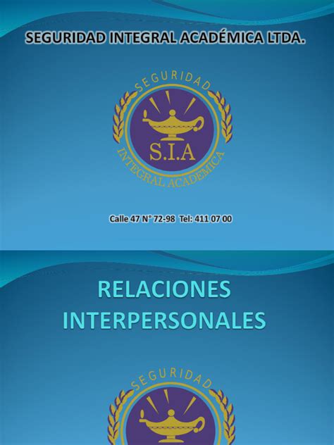 Relaciones Interpersonales Pdf