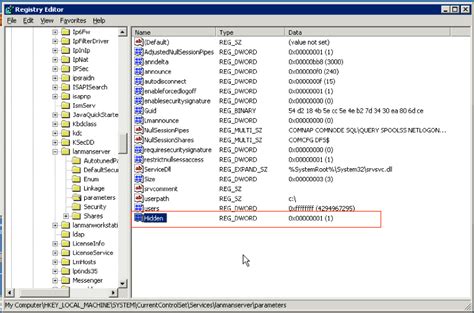 How To Hide My Windows 2003 Server From The Microsoft Computer Browser