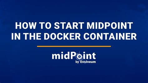 Evolveum On Linkedin Midpoint Docker Dockercontainer