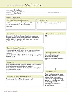 ATI Template Pulmonary Function Diagnostic Procedure ACTIVE