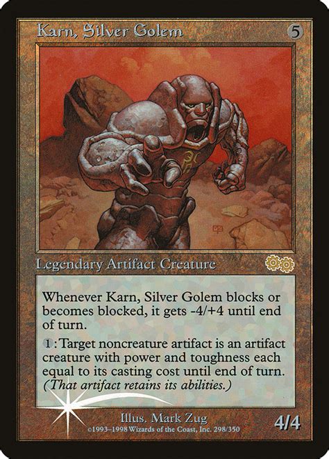 Karn Silver Golem · Arena League 1999 Pal99 8 · Scryfall Magic The Gathering Search