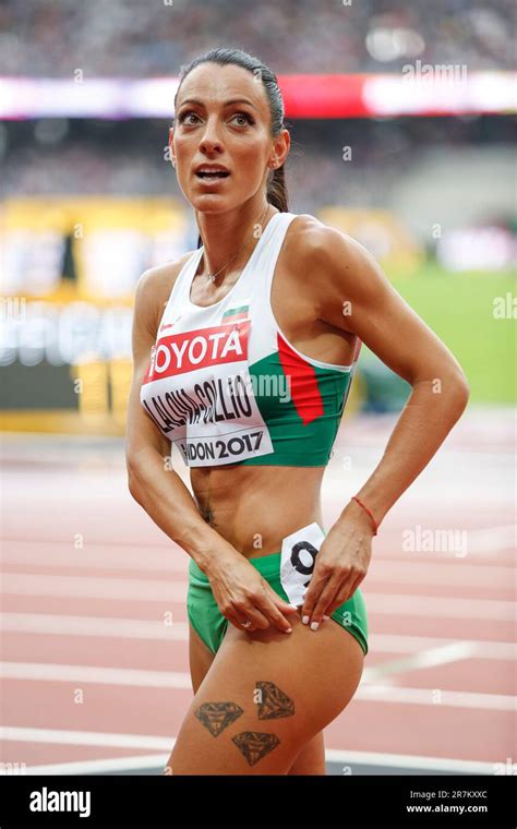 Ivet Lalova Collio Participating In The 100 Meter At The World