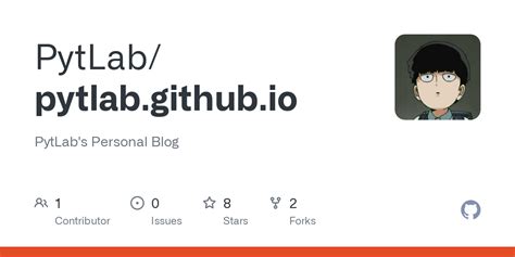 Github Pytlab Pytlab Github Io Pytlab S Personal Blog