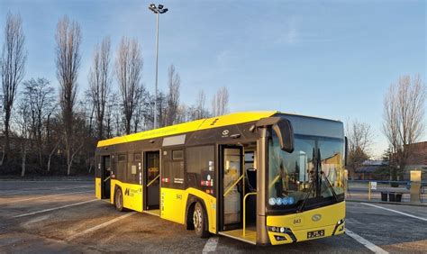 Nowe autobusy hybrydowe Solaris na ulicach Dąbrowy Górniczej Są