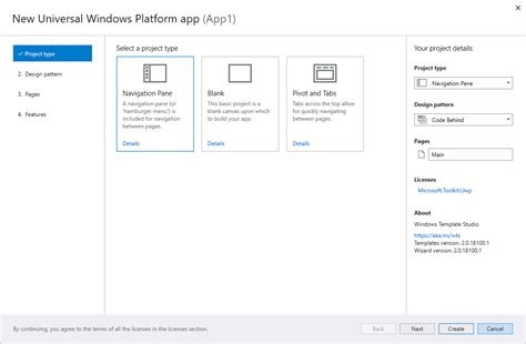 Windows Template Studio Released Windows Developer Blog
