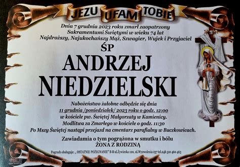 Kluby Gazety Polskiej BIELSKO BIAŁA Z głębokim smutkiem i żalem