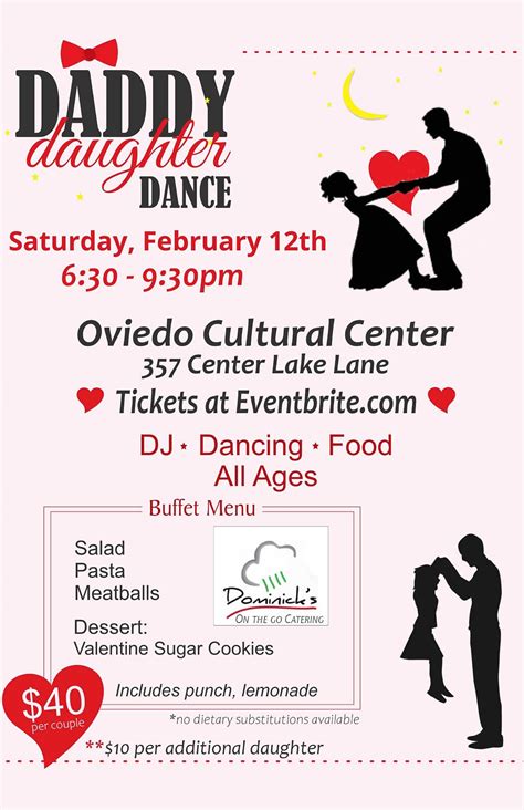 Daddy Daughter Dance Waitlist Only Oviedo Amphitheatre And Cultral