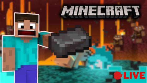 Finding Netherite In Minecraft Minecraft Minecraftgameplay Nether Youtube