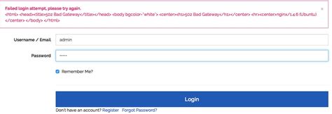 Wrong Message Shown For Invalid Username And Password Nodebb Community