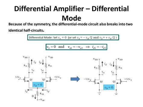 Differential Amplifier Using Mosfet