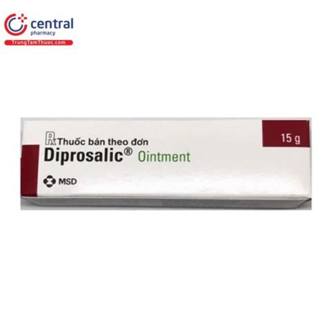 ChÍnh HÃng Thuốc Diprosalic Ointment 15g Trị Vảy Nến Chàm