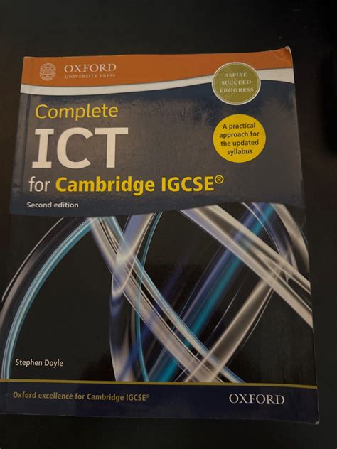 Igcse Ict Second Edition Textbook Hobbies And Toys Books And Magazines