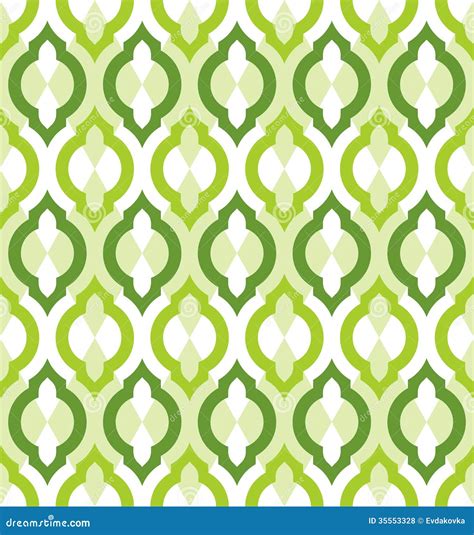 Vector Seamless Pattern Moroccan Style Stock Vector Illustration Of