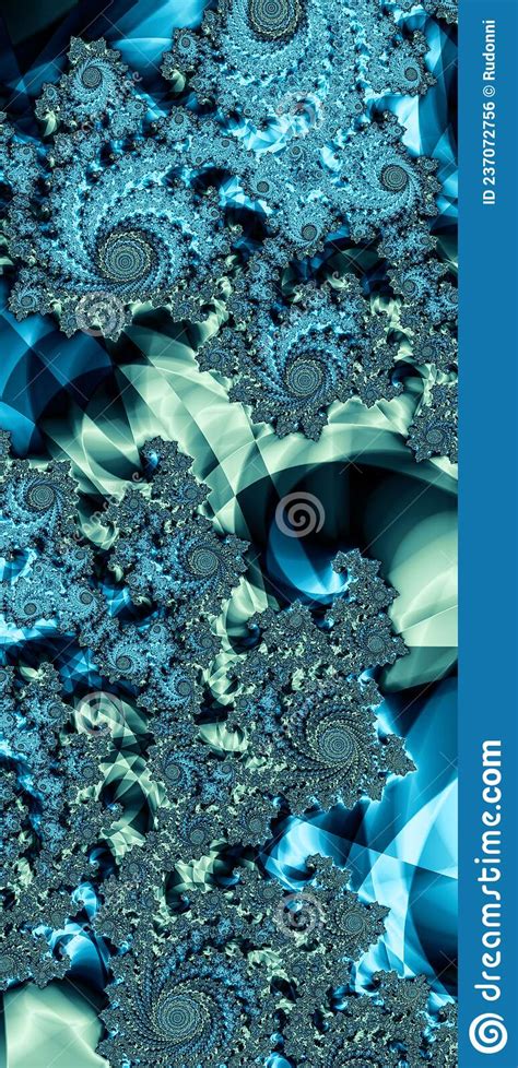 Abstract Computer Generated Fractal Design A Fractal Is A Never Ending Pattern Stock