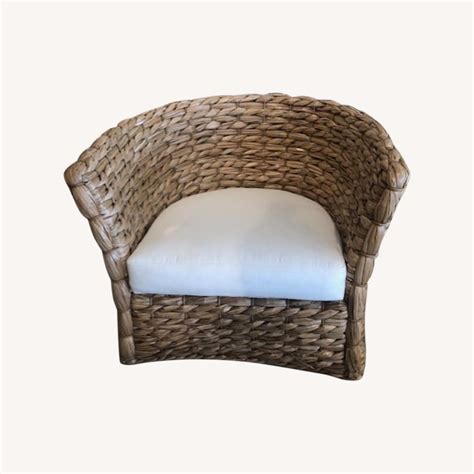 Pottery Barn Mallorca Seagrass Armchair Aptdeco