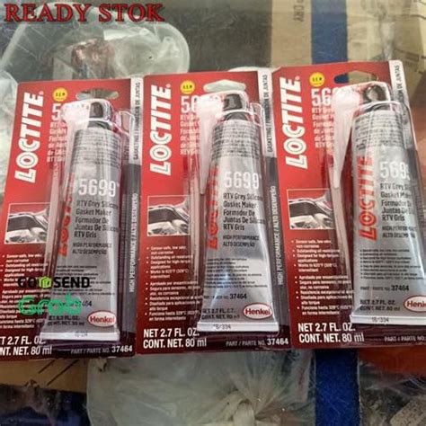 Jual LEM GASKET LOCTITE RTV 5699 GREY Shopee Indonesia
