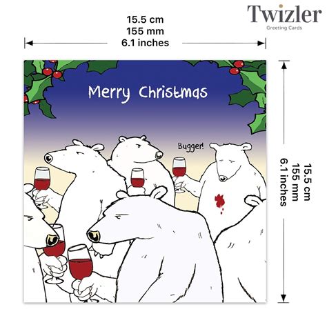 Pack Of 10 Funny Christmas Cards Pack Xmas Multipack Funny Cards