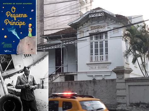Saint Exupéry autor de O Pequeno Príncipe passou uma noite no Centro
