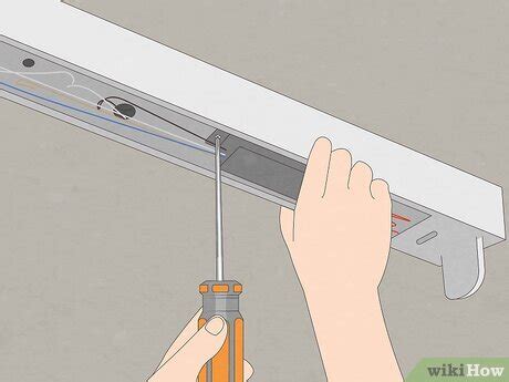 How To Remove A Fluorescent Light Cover Tube Fixture