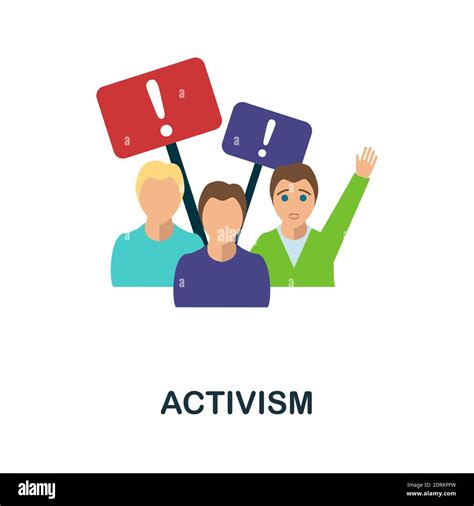 Activism Flat Icon Colored Filled Simple Activism Icon For Templates Web Design And