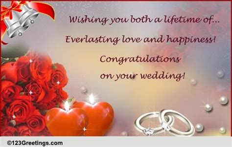 Wedding Congratulations Cards Free Wedding Congratulations Wishes