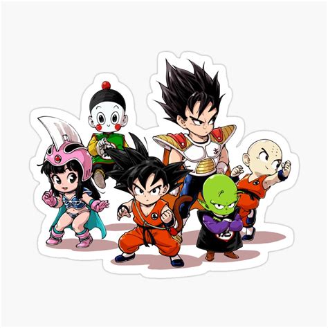 Dbz Chibi Sticker Set By Red J On Deviantart 40 Off