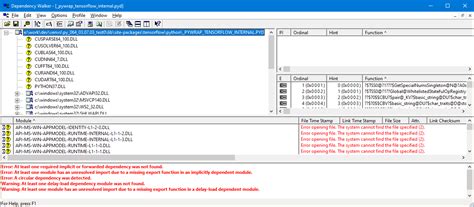On Windows Running Import Tensorflow Generates No Module Named