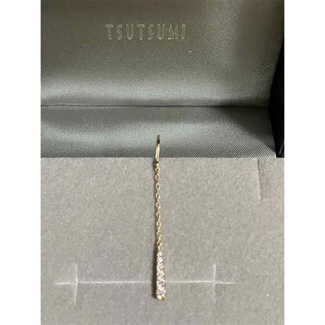 ジュエリーツツミ K18ダイヤモンドピアス ピアス片耳用